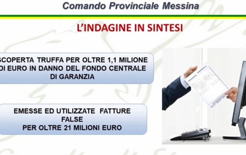 Patti Operazione Illusione False Fatture Per Oltre 21 Milioni Di Euro